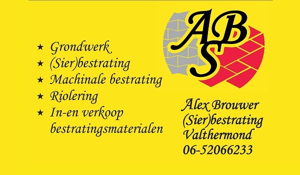 VIJFDE SUPER SPONSOR:Alex Brouwer Sierbestrating – Inge van Klinken ...